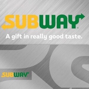Subway Gift Card Cadeaubon Vergelijk de Prijzen