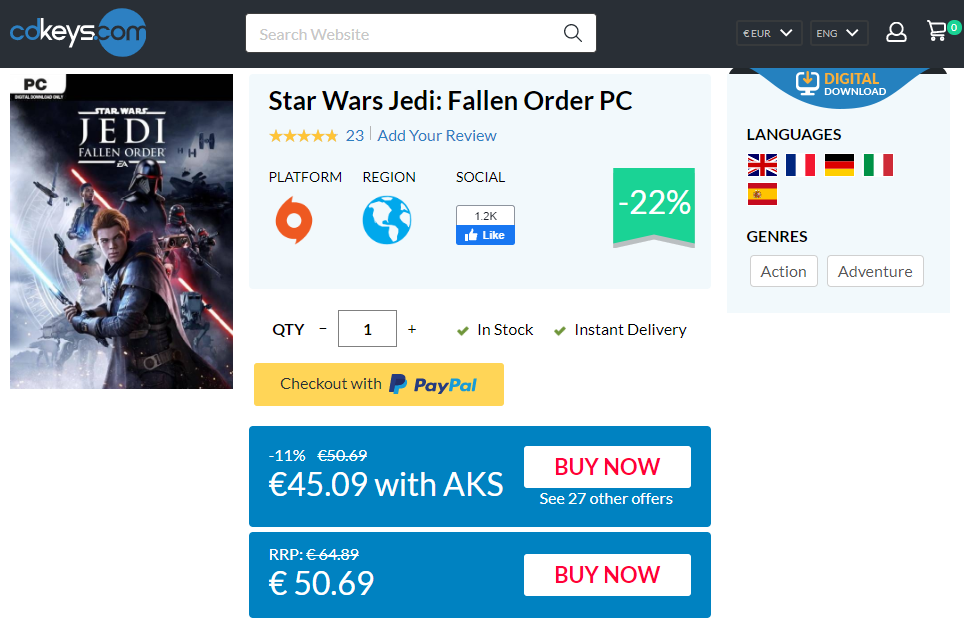 De AllKeyShop-plugin voor Google Chrome introduceren